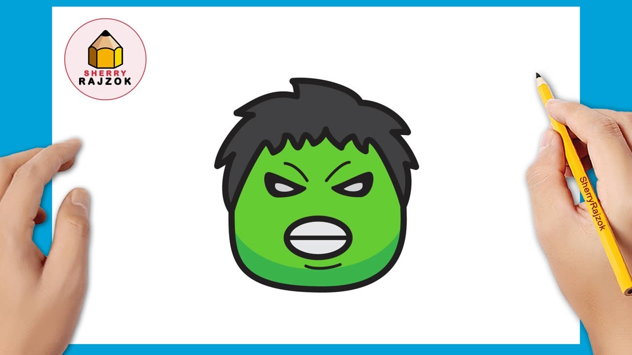 Hogyan rajzoljunk HULK | Könnyű Rajzok - YouTube