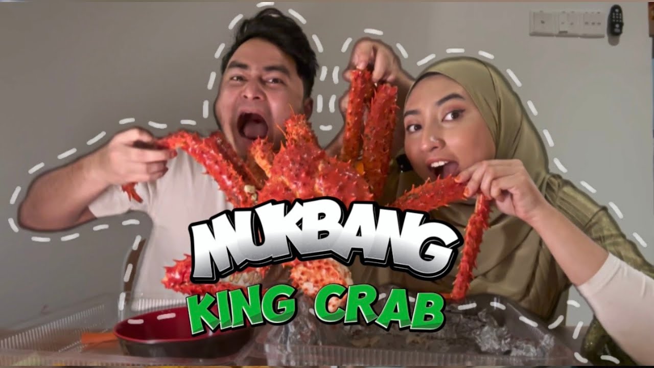 MUKBANG KING CRAB!! AFIQ TAK PERCAYA KING CRAB HARGA RM5** SAHAJA ...