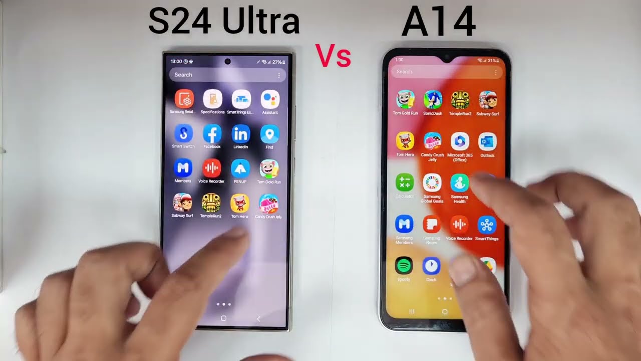 Samsung S24 Ultra vs A14 | SPEED Test 🔥 - YouTube