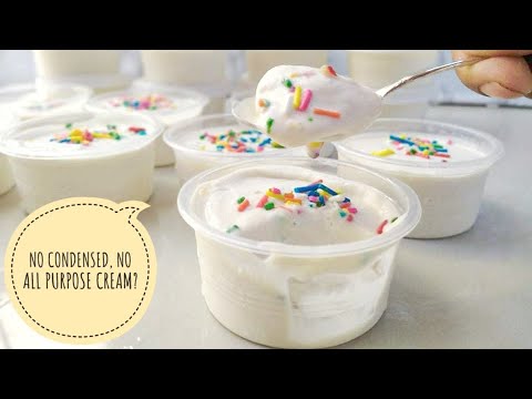 Paano gumawa ng Ice Cream kahit Walang Cream at Condensed Milk? Madami ...