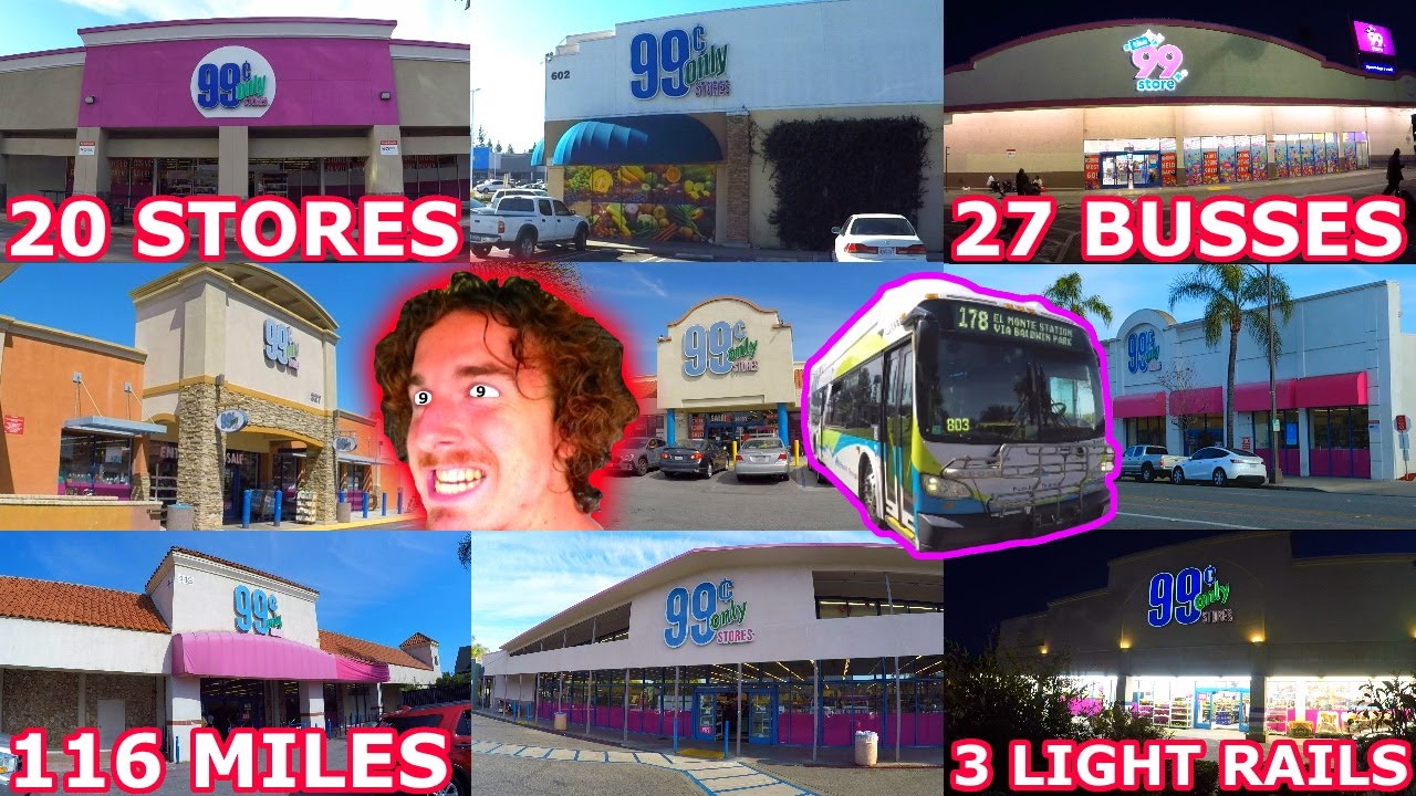 Taking Transit to EVERY 99¢ Only Store in the San Gabriel Valley before ...