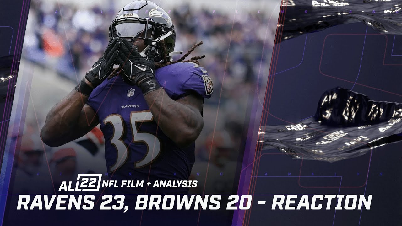RAVENS 23, BROWNS 20: WEEK 7 REACTION vid #ravens #ravensflock # ...