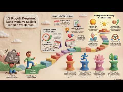 52 Küçük Değişim: 1 Yılda Daha Mutlu ve Sağlıklı Bir Sen 🌱