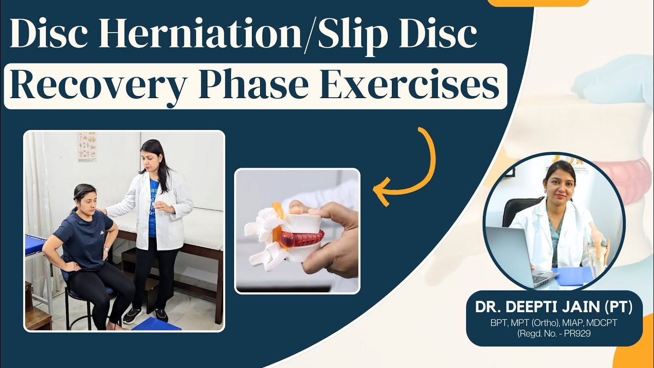 Best exercises for slip disc|Recovery phase exercises for disc ...