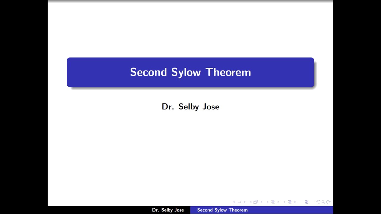 Group Theory Lecture 6: Second Sylow Theorem - YouTube