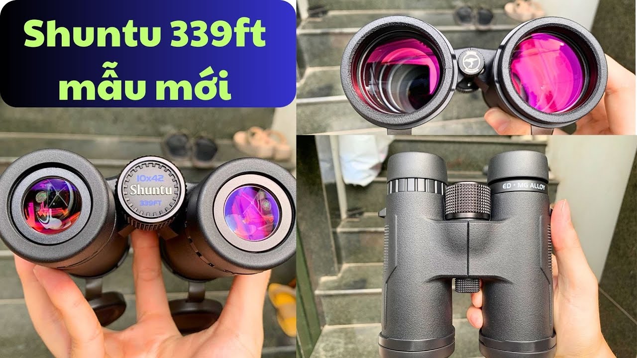 Ống Nhòm Shuntu 10x42ed 339FT Mẫu Mới Nhất AE Săn Ong Tin Dùng - YouTube