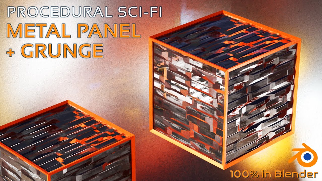 Easy Sci-Fi Metal Panel Material - Blender 2.93 EEVEE - YouTube