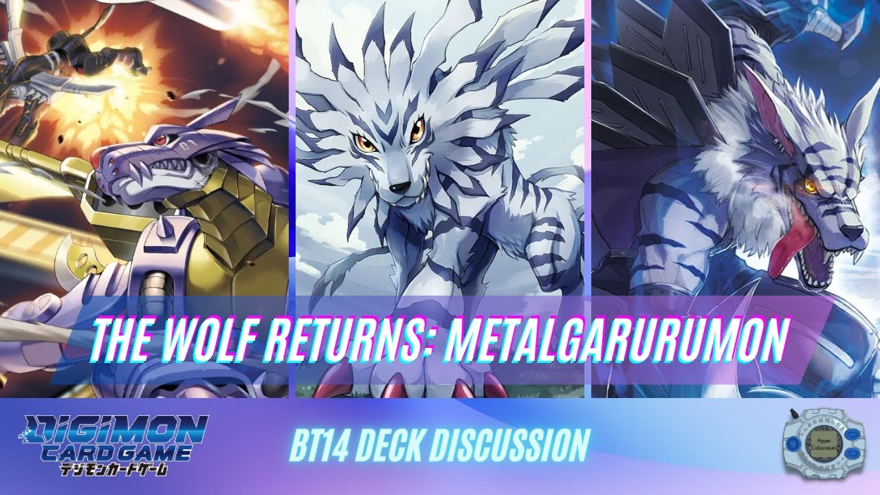 BT14 Deck Profile -- The Wolf Returns: MetalGarurumon! - YouTube