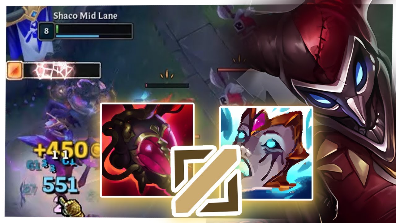 I played Shaco Mid and Shattered their Mentals - YouTube