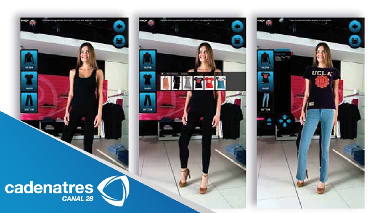 Conoce el espejo virtual que nos prueba la ropa / Tecnología con ...