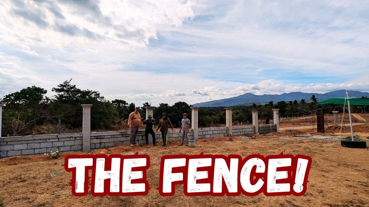 Our Fence Update! Building Fence in the Philippines - YouTube