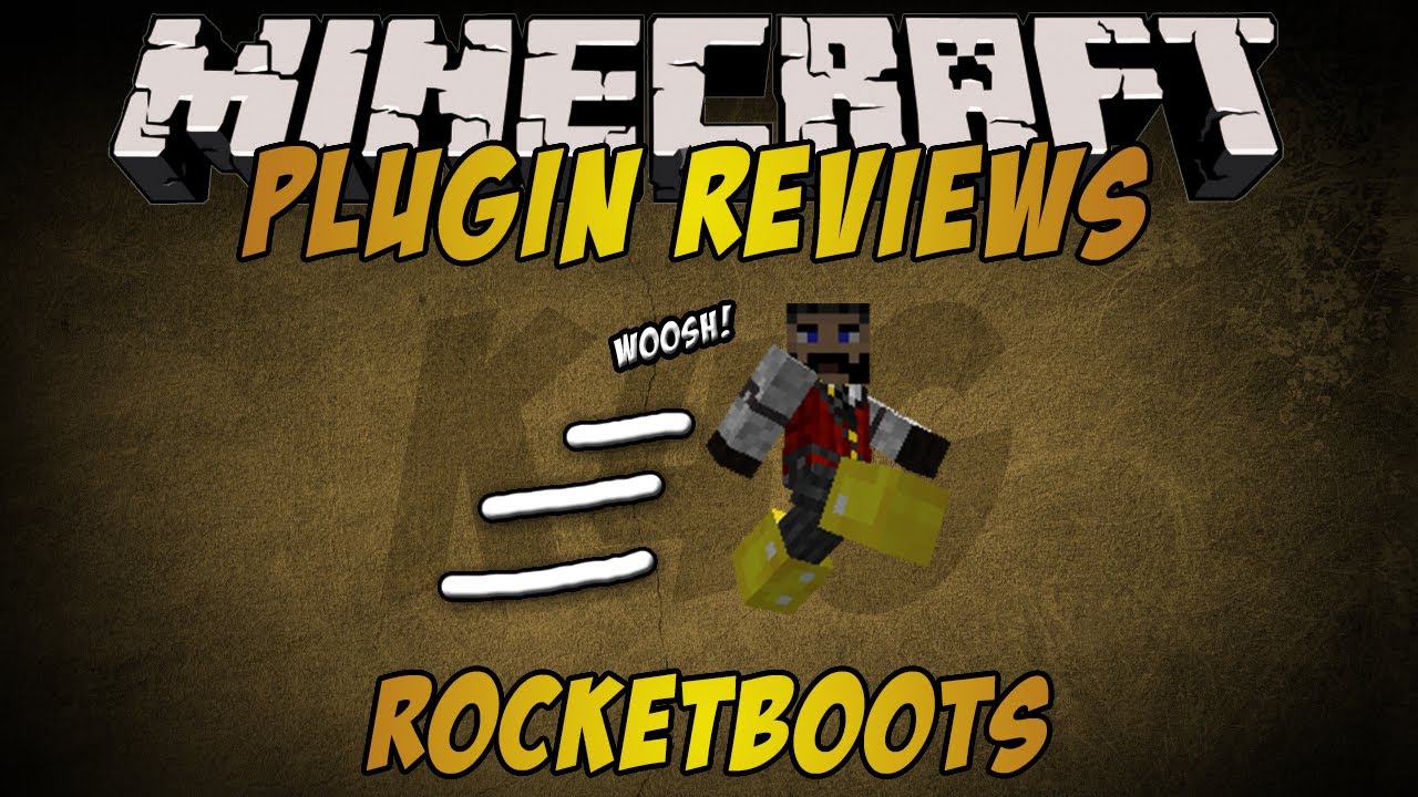 Minecraft: Rocket Boots V0.9.1 Plugin for CraftBukkit - YouTube