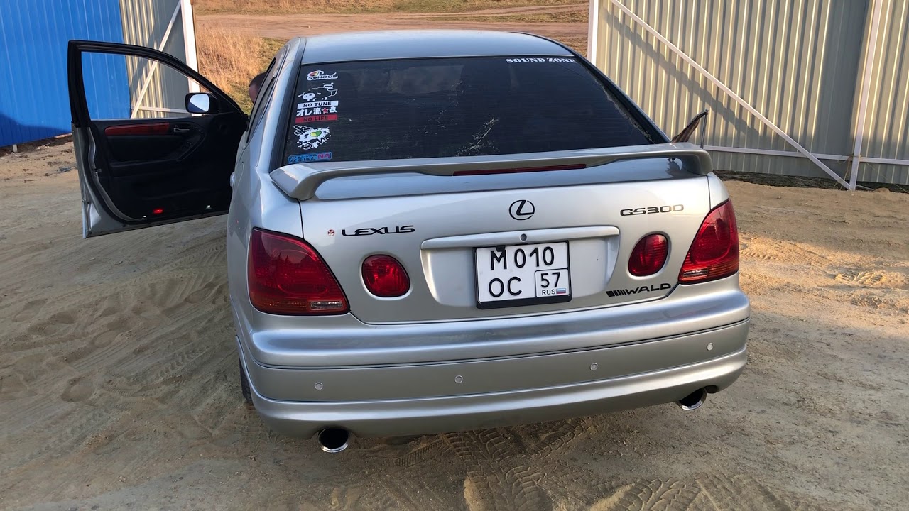 Blitz custom exhaust for Lexus GS300 - YouTube