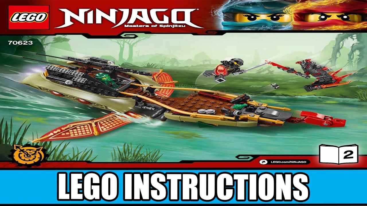 LEGO Instructions | Ninjago | 70623 | Destiny's Shadow (Book 2) - YouTube
