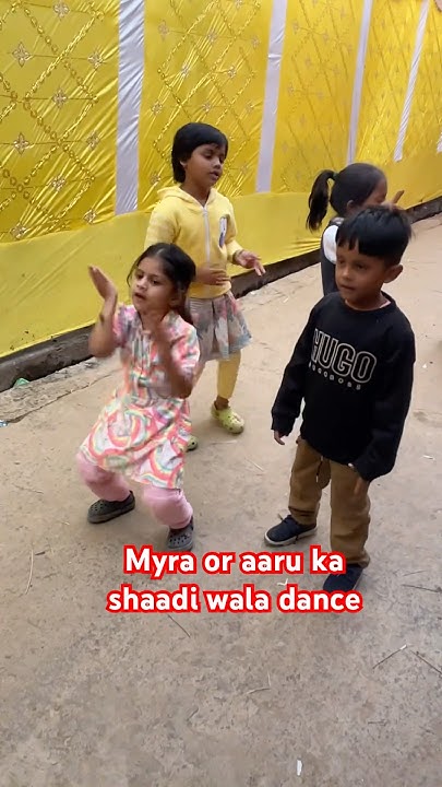 Shaadi mein Myra or aaru ka dance🤩 #dance - YouTube