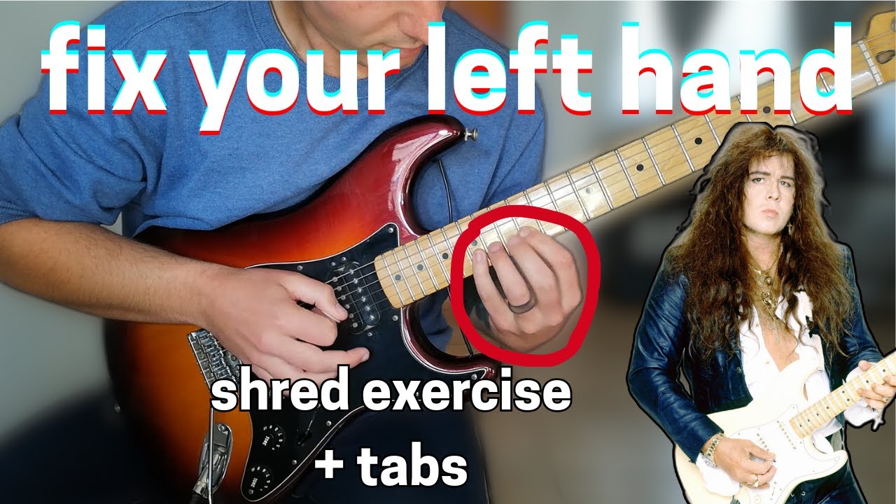 Shred in 9 minutes: Fretting hand techniques | Yngwie Malmsteen ...