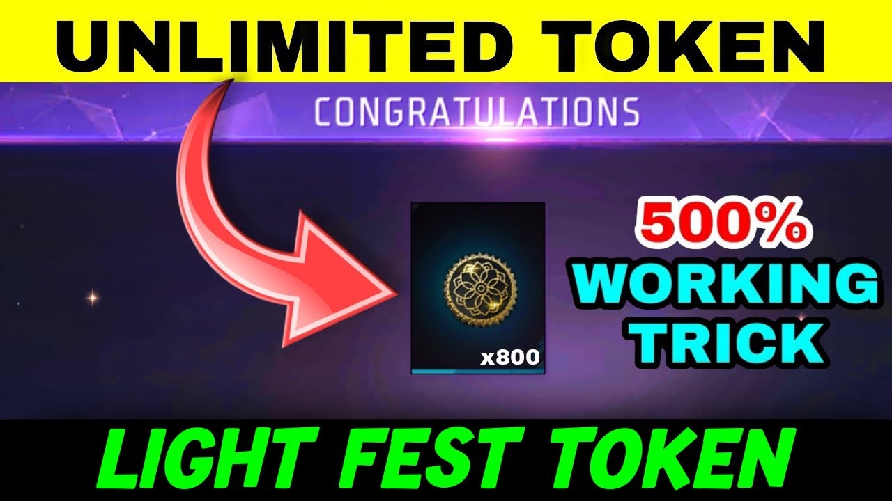 HOW TO GET UNLIMITED LIGHT TOKEN IN FREE FIRE DIWALI LIGHT FEST EVENT ...