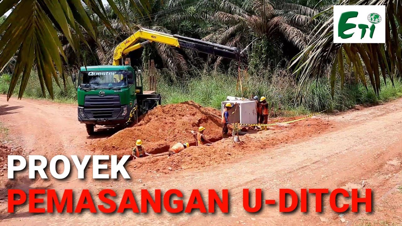 Cara Pasang Gorong Gorong Parit (U Ditch) - YouTube