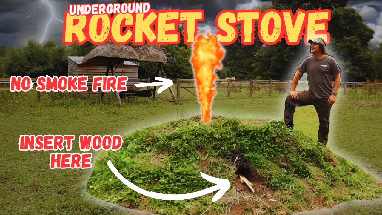 Secret Stealth Fire Pit - Rocket Stove - Smokeless and Undetectable ...