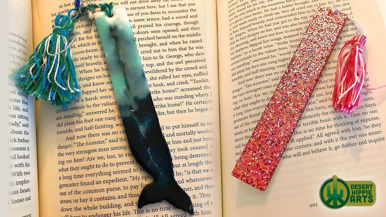 SIMPLE & BEAUTIFUL: HOW TO MAKE RESIN BOOKMARKS WITH TASSELS - YouTube