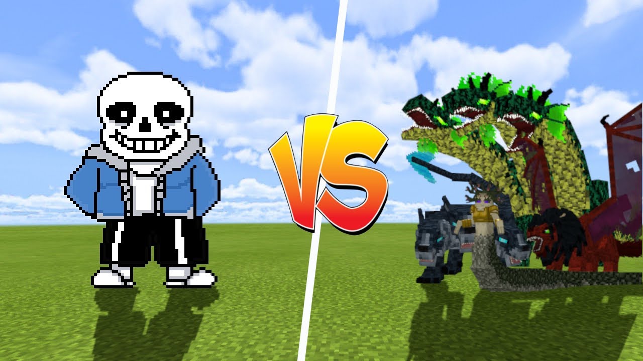SANS VS MYTHOLOGIC CREATURES MINECRAFT - YouTube