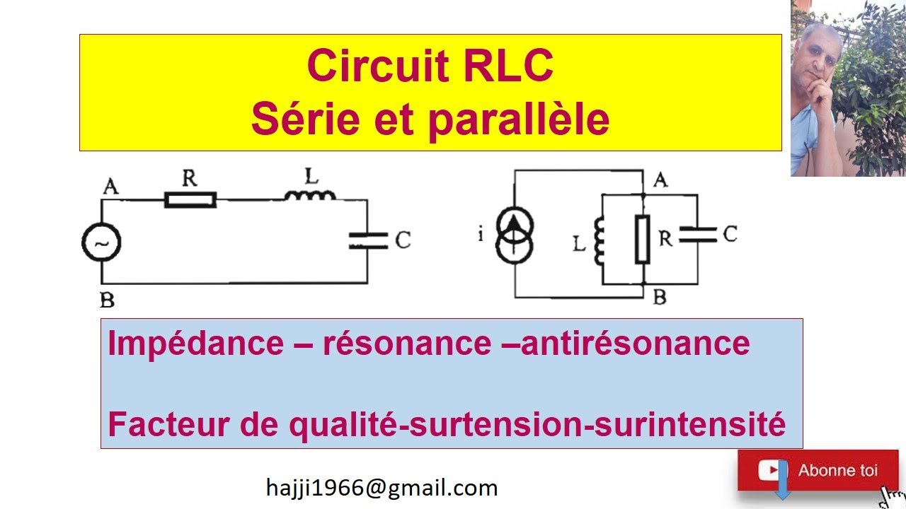 Circuit RLC série et parallèle : résonance et antirésonance - YouTube