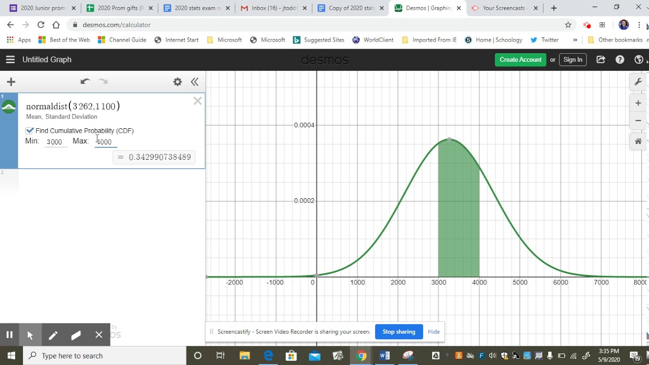 normal and binomial on desmos - YouTube