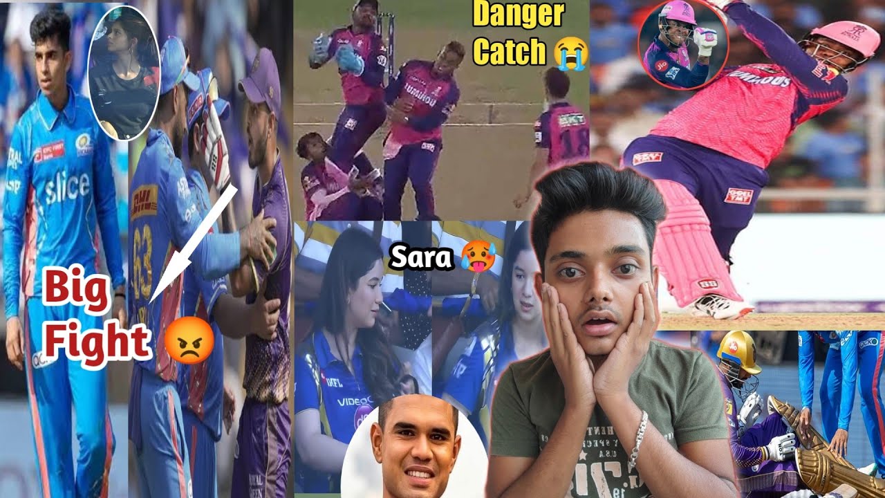 Nitish Rana VS Hrithik Shoken Fight || Sara Tendulkar Debut | RRvsGT ...