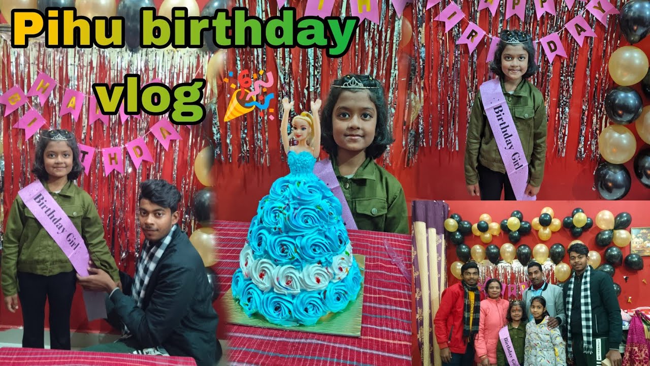 "Pihu Epic Birthday Celebration and Fabulous!"** // my decoration 🎊 ...