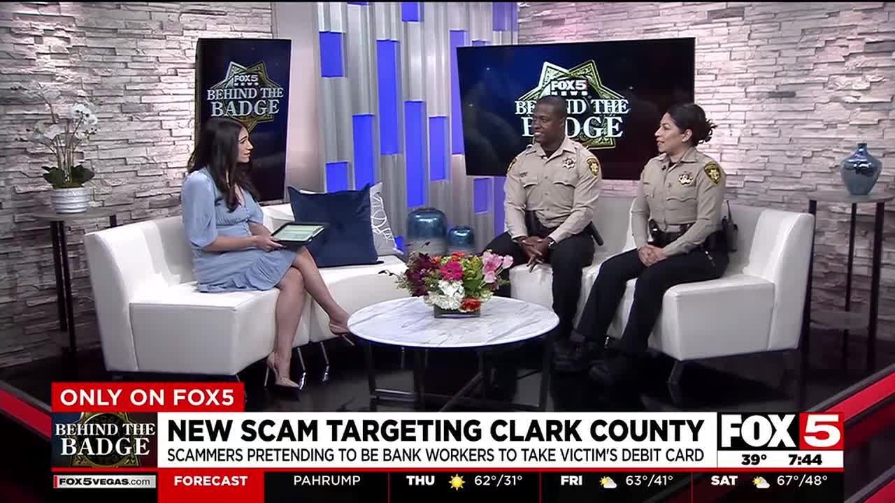 Behind the Badge: LVMPD discuss new scam targeting Clark County - YouTube