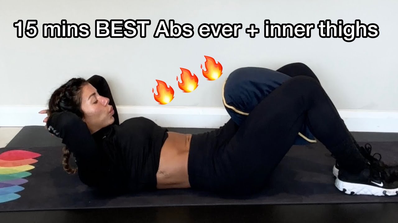 15-Minute Abs & Inner Thigh Burn | Best Abs Ever + Pelvic Floor ...