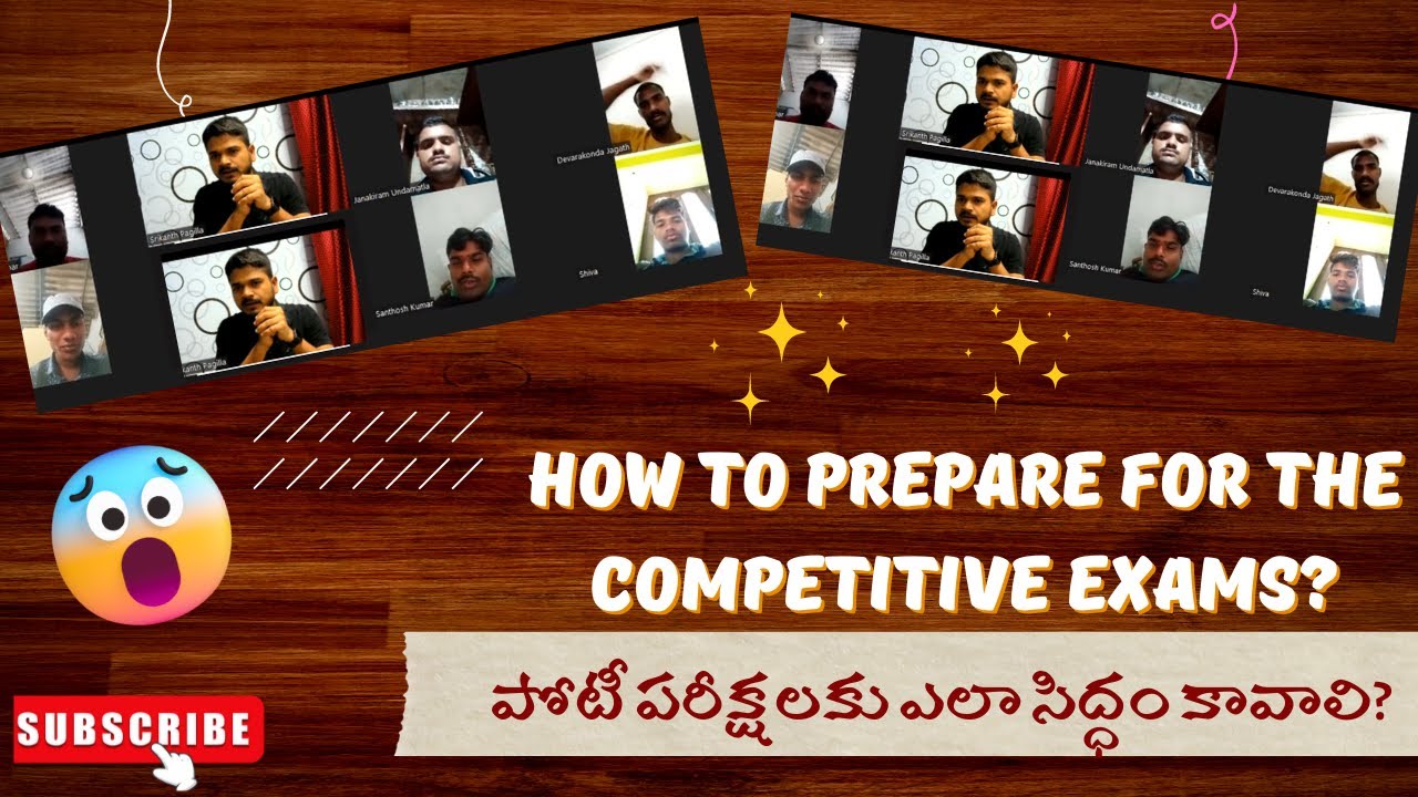 👌👌 How to Prepare for Competitive Exams | Real Approach | UPSC | APPSC ...