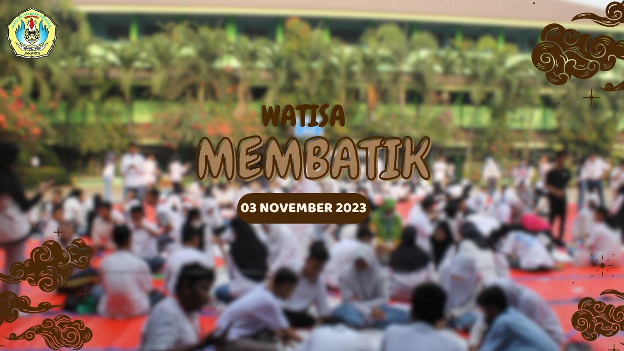 Kegiatan P5-2 SMPN 193 Jakarta : Watisa Membatik - YouTube