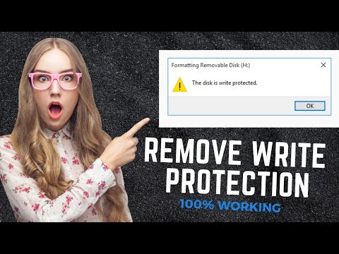 How to Remove Write Protection on a USB or SD in 2 ways - YouTube