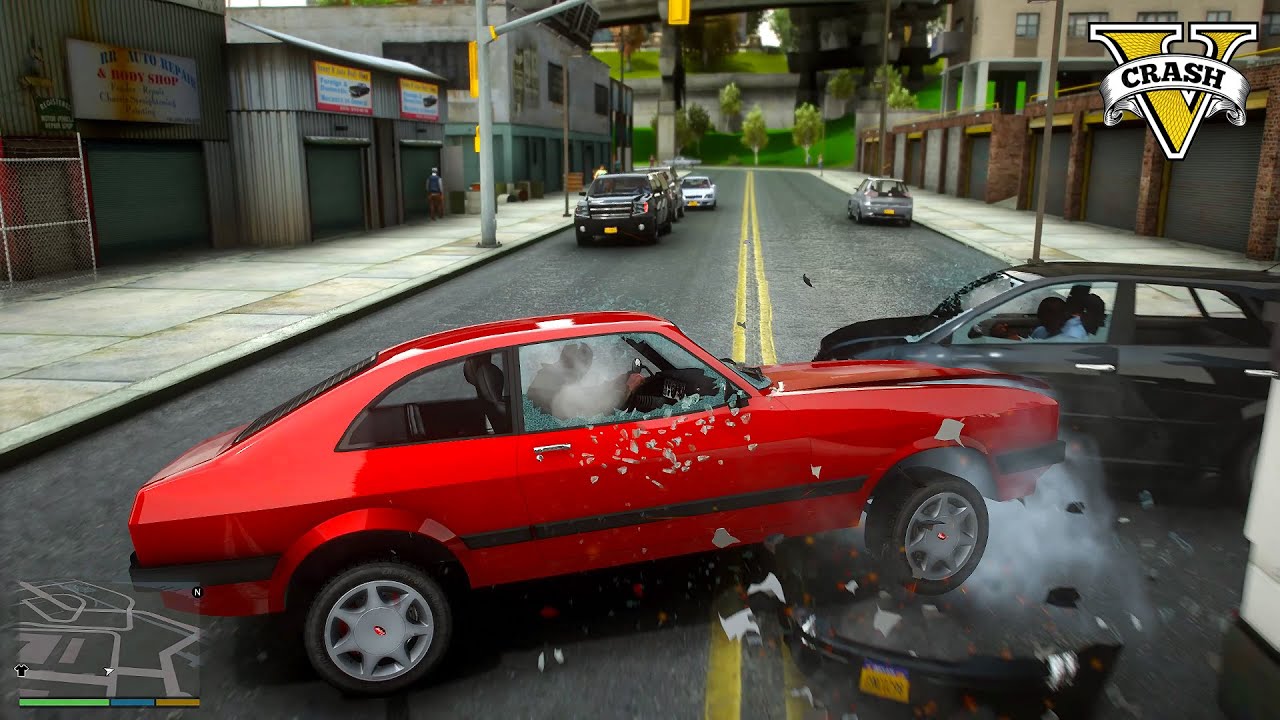 GTA 5 Car Crashes - Crash Testing Mods Ep.23 - YouTube