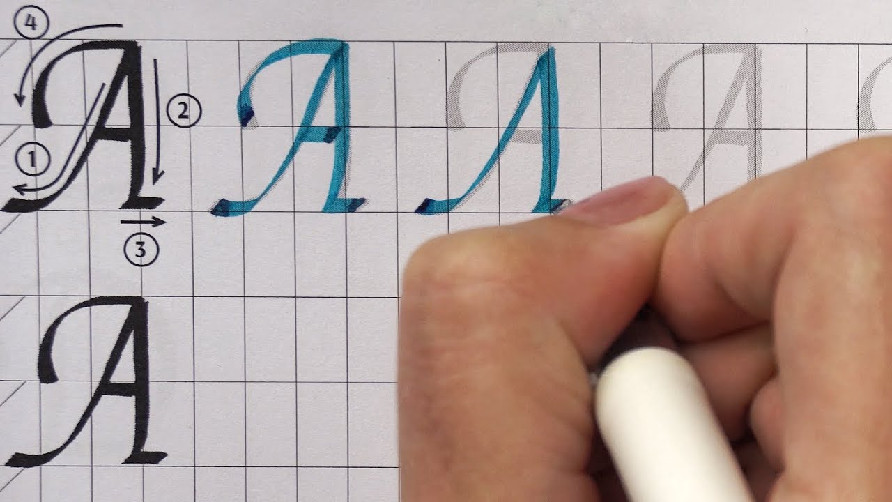 How to write Capital Letter A. Alphabets. Capital Letters A writing. A ...
