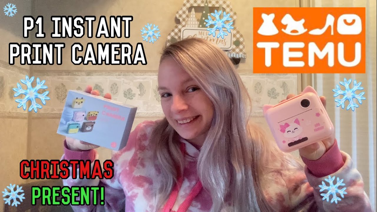 TEMU - Product Review - P1 Instant Print Camera - YouTube
