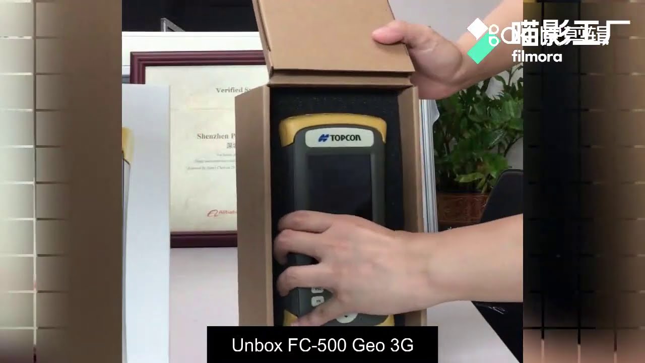Topcon FC-500 Geo 3G controller windows system - YouTube
