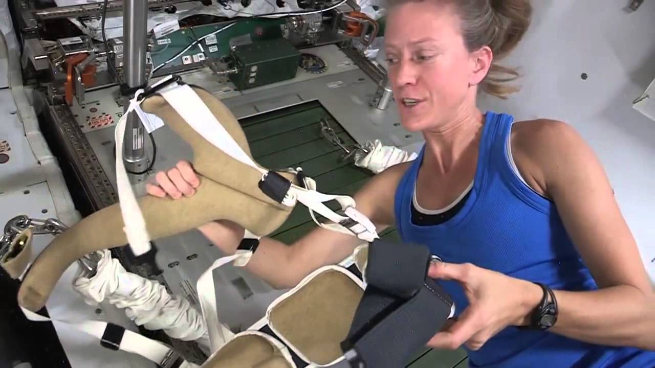 Space Station Treadmill - Running In Place On Orbit | Video - YouTube