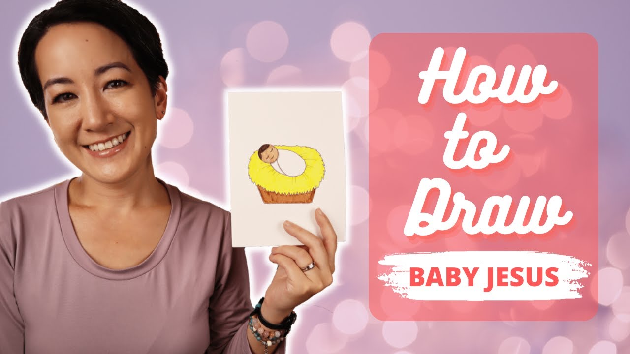 How to Draw Baby Jesus step-by-step - YouTube