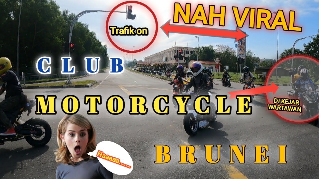 VIRAL||ROMBONGAN KONVOI MOTORCYCLE BRUNEI||Sempena Hari Kebangsaan 37 ...