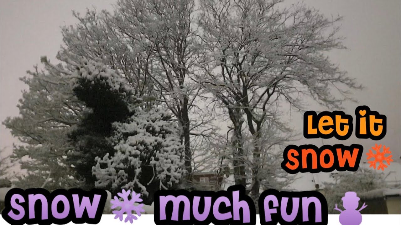 SNOW Much Fun || Let It SNOW || बर्फ की बारिश || लंडन || Snowfall ...