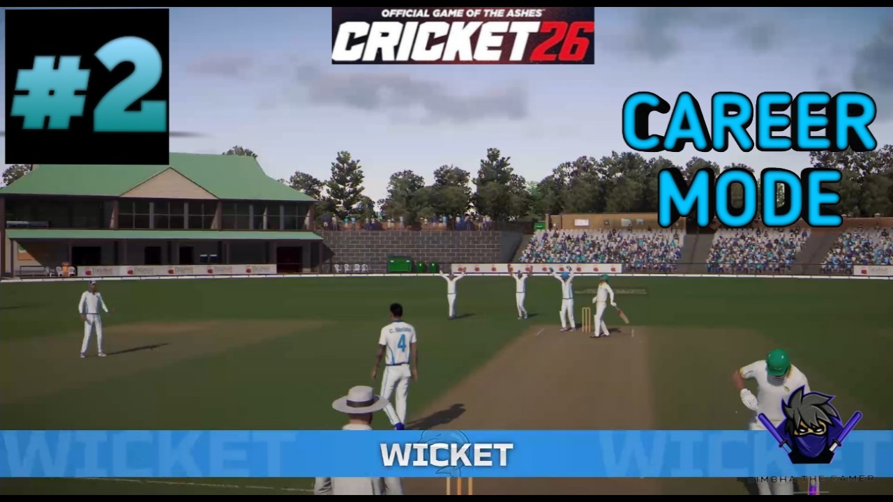 CRICKET 26 | CAREER MODE - 2 | CLUB TEST CRICKET DEBUT - YouTube