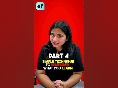 Techniques to remember whatever you learn - YouTube