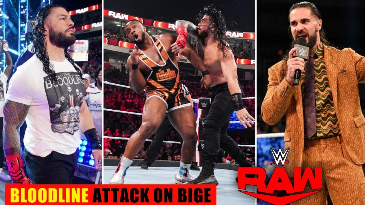 Wwe Raw Highlights Roman Reigns Attack On Big E Team Smackdown Invades