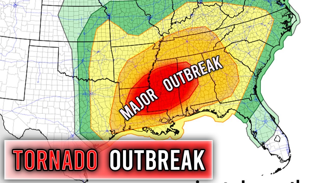 Major Tornado Outbreak Easter Sunday - YouTube