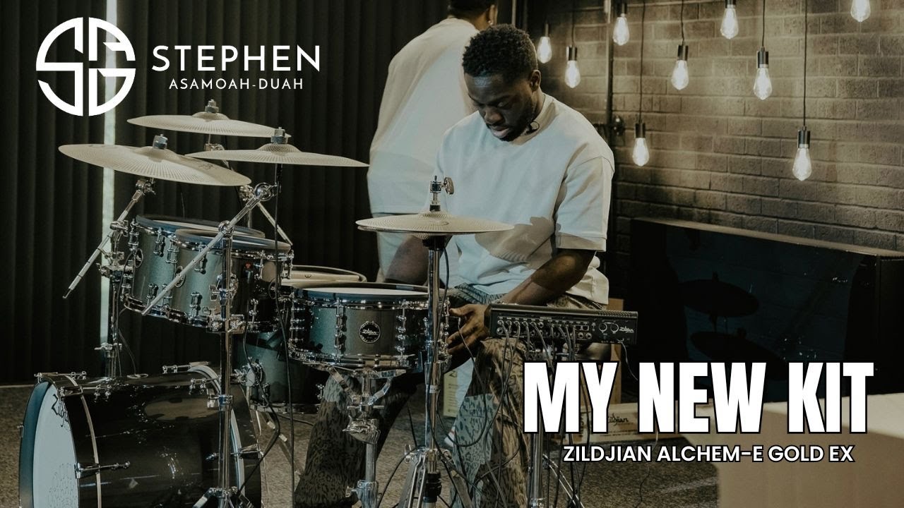 I GOT ANOTHER KIT! || Zildjian Alchem-E Gold EX || Stephen Asamoah-Duah - YouTube