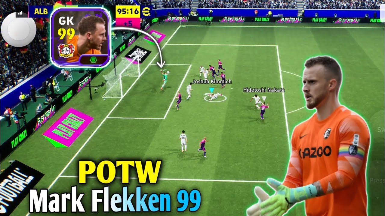 POTW European Club Championship GOALKEEPER Mark Flekken 99 Best GK in ...