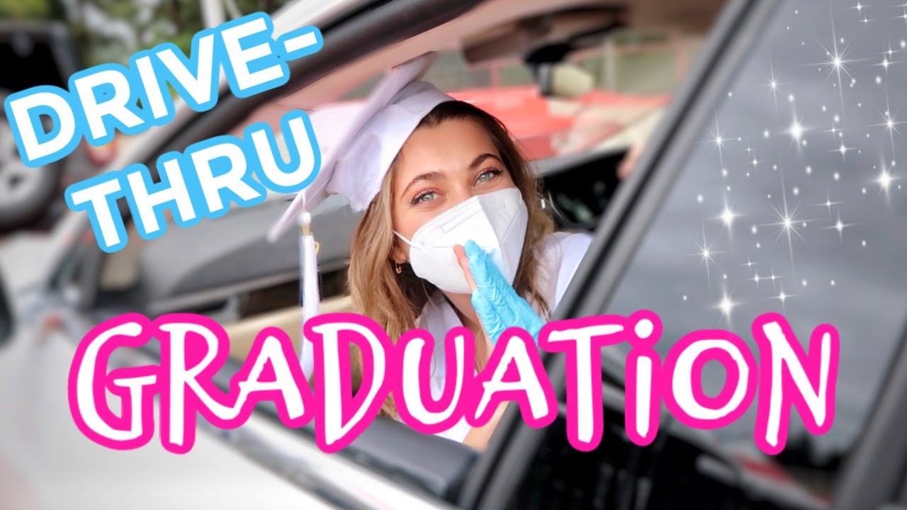 MY DRIVE-THRU GRADUATION *EMOTIONAL* VLOG ft. Avani | Amelie Zilber ...
