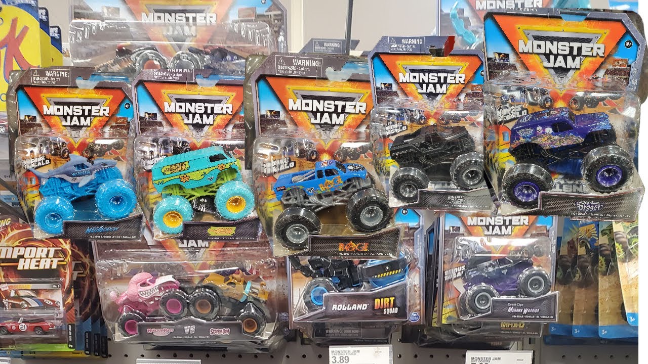 Monster Jam Monster Trucks 1:64 Scale Diecast Part 2 - YouTube